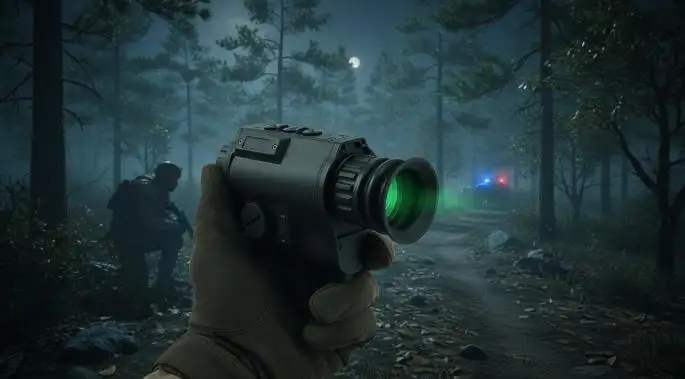 Lightweight Helmet-Mounted NVG (IP67) - Night Vision for Law Enforcement